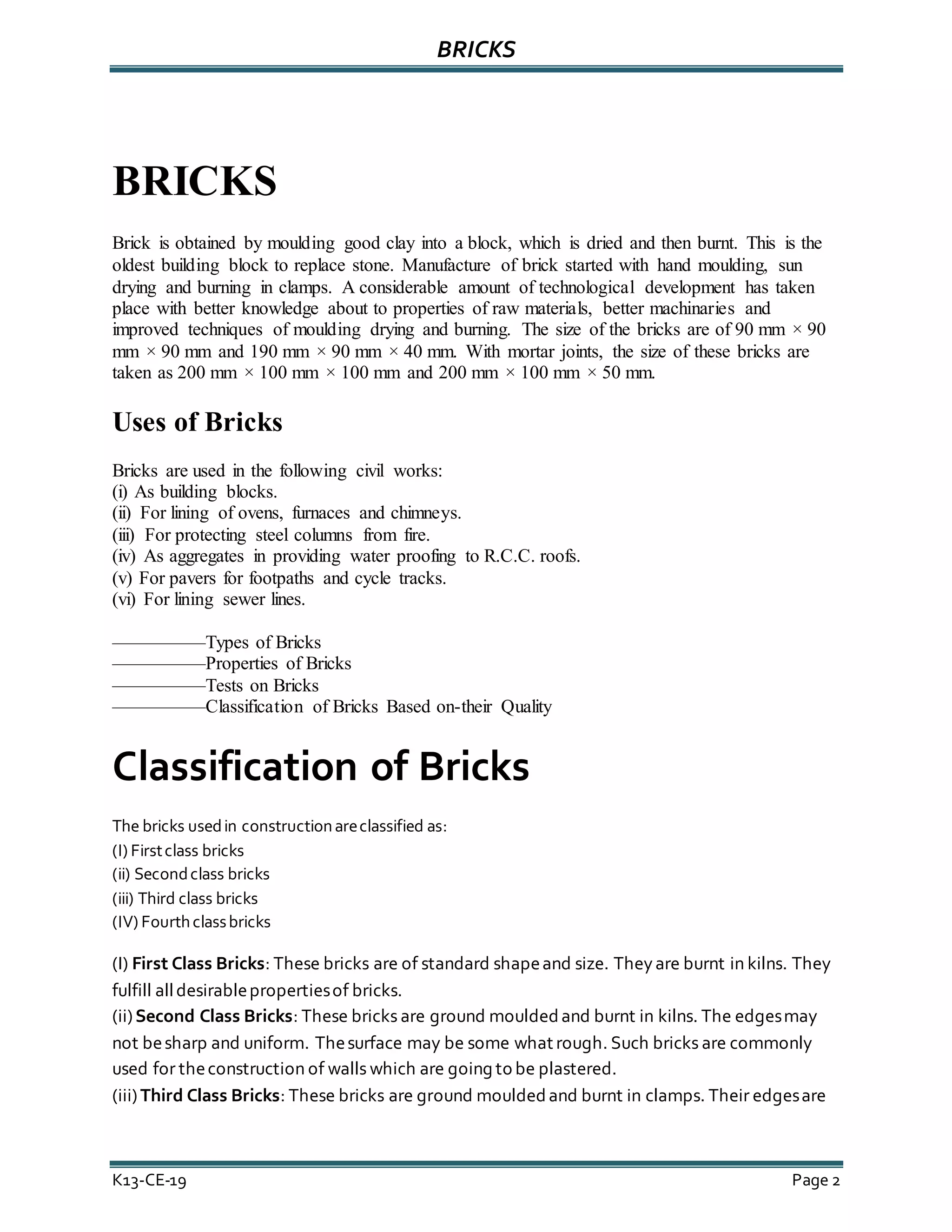 Bricks | DOCX