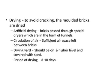 Fundamental of building construction (Bricks) | PPTX | Geology | Science