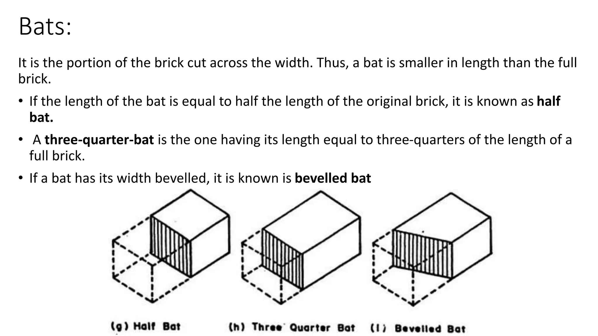 Bricks bats and closers | PPTX