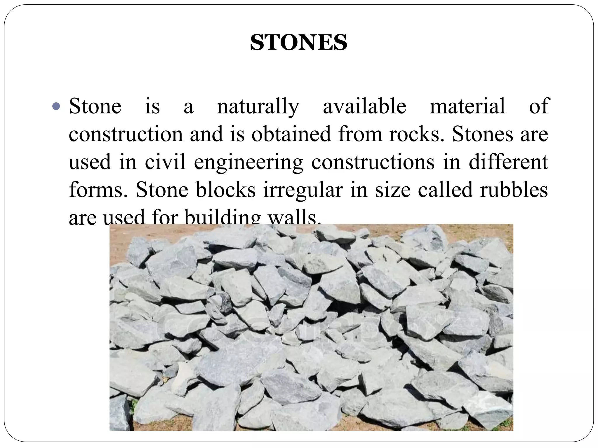 Civil Engineering Materials | PPT