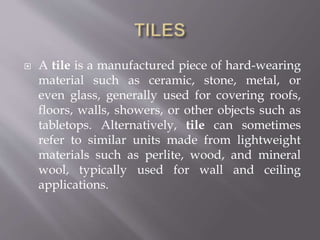 Bricks, blocks & tiles 2 | PPTX