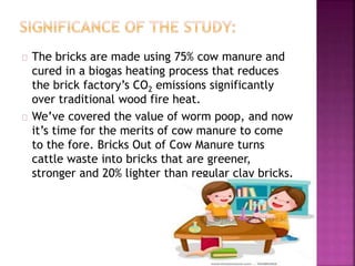 Bricks Out of Cow Manure | PPTX