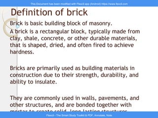 Civil Engineering Materials Bricks ppt new.pdf