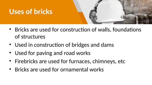 bricks ppt for all civil engineering students | PPTX | Civil ...