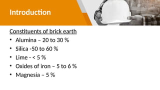 bricks ppt for all civil engineering students | PPTX