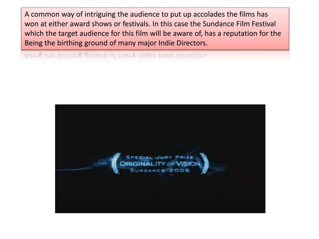 Brick trailer analysis | PPTX | Drama | Genres