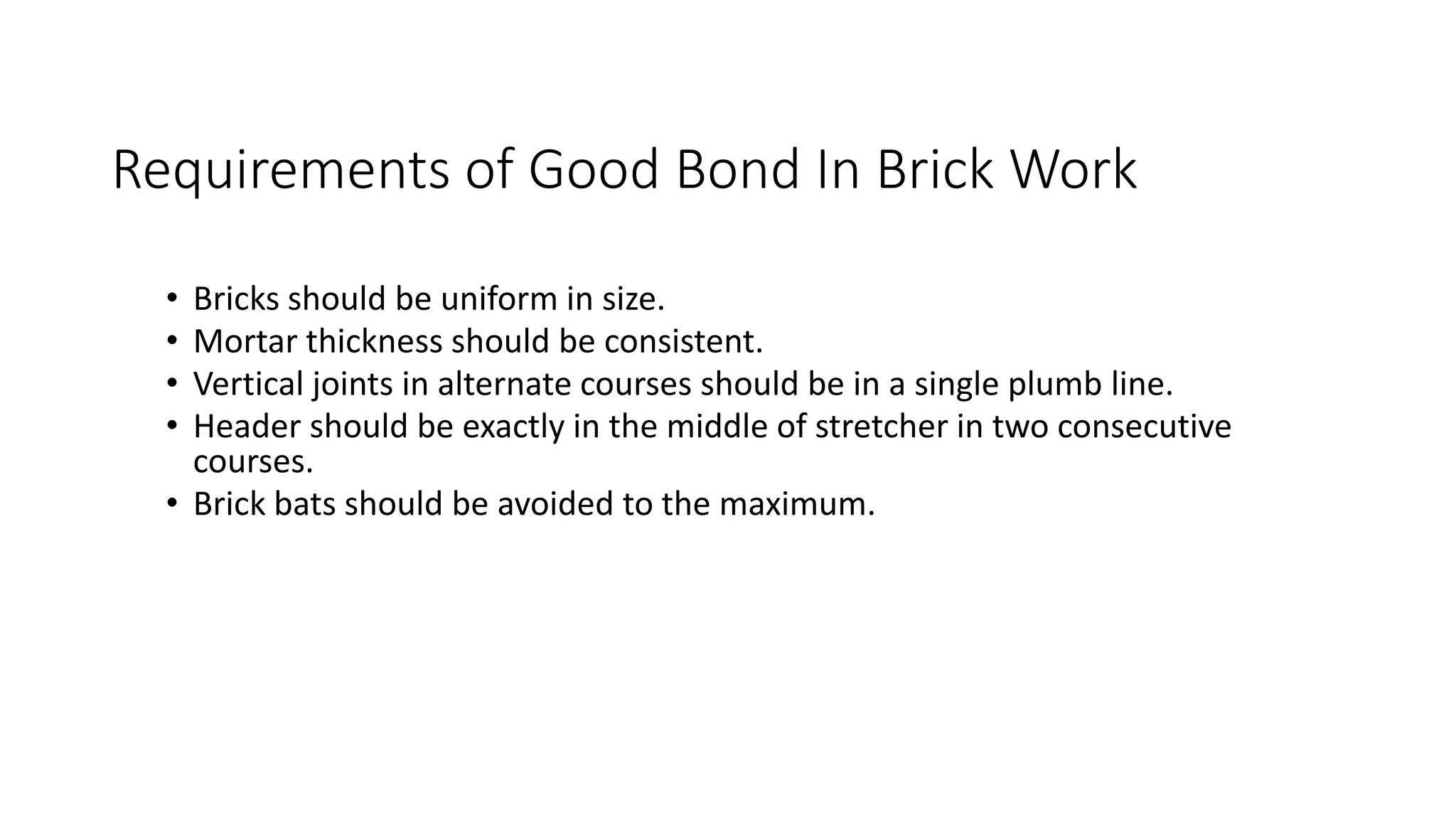 Brick walling and joints | PPTX