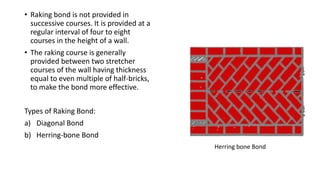 Brick walling and joints | PPTX