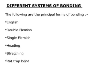 DIFFERENT TYPE OF BONDING SYSTEM | PPT