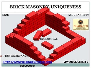 Brick work Notes Tutorial PDF Free Donwnload Presentation | PPT