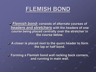 Brickwork Bonding (basics) | PPT