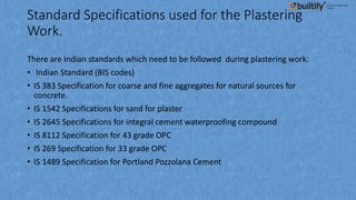 Brickwork and plastering | PPTX