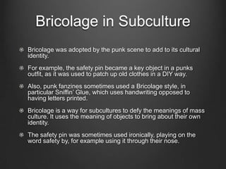 Bricolage power point | PPTX