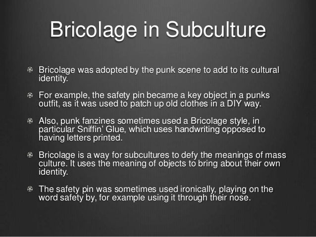 Bricolage power point