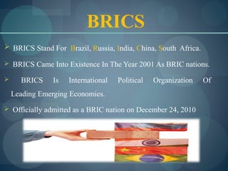 Brics best ppt | PPT