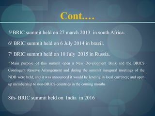 Brics best ppt | PPT