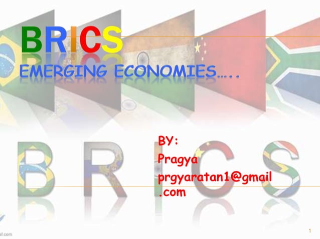 Brics- Brazil, Russia, India, China and South Africa | PPTX