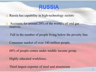 Brics- Brazil, Russia, India, China and South Africa | PPT