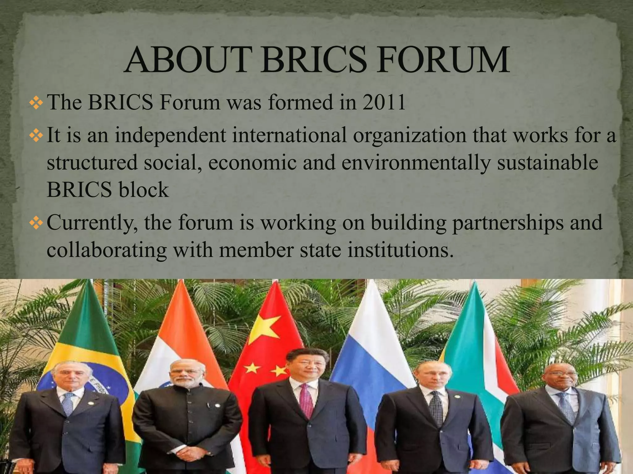BRICS , The Emerging Economies | PPTX