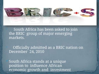 HISTORY- OBJECTIVES- FUNCTIONS OF BRICS- | PPTX