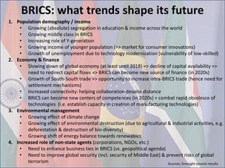 BRICS - Skills development areas | PPT