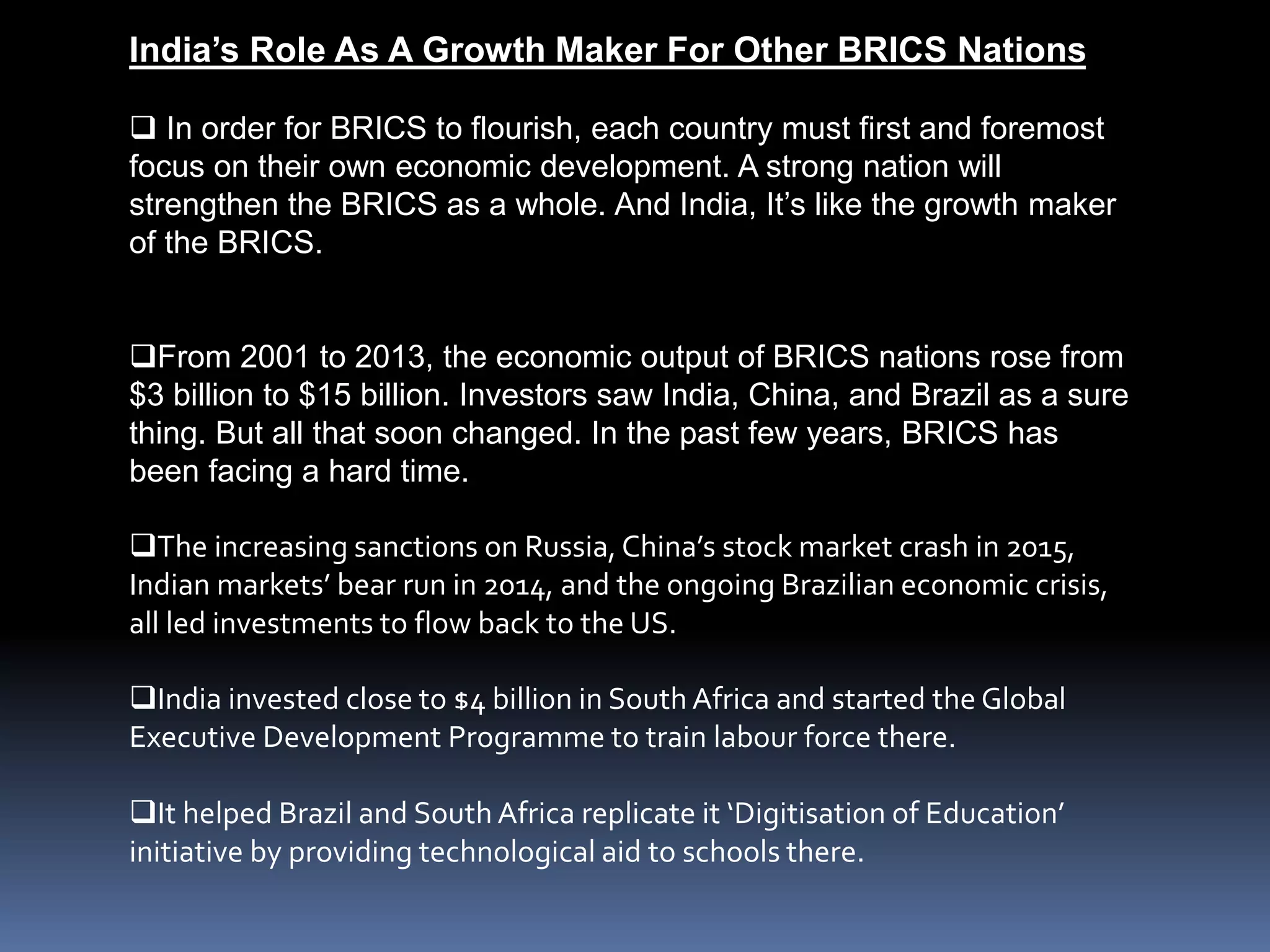 Brics and india | PPTX