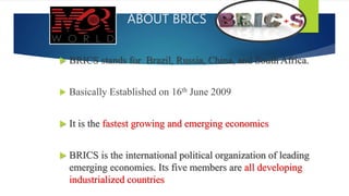 Brics and new development bank | PPTX