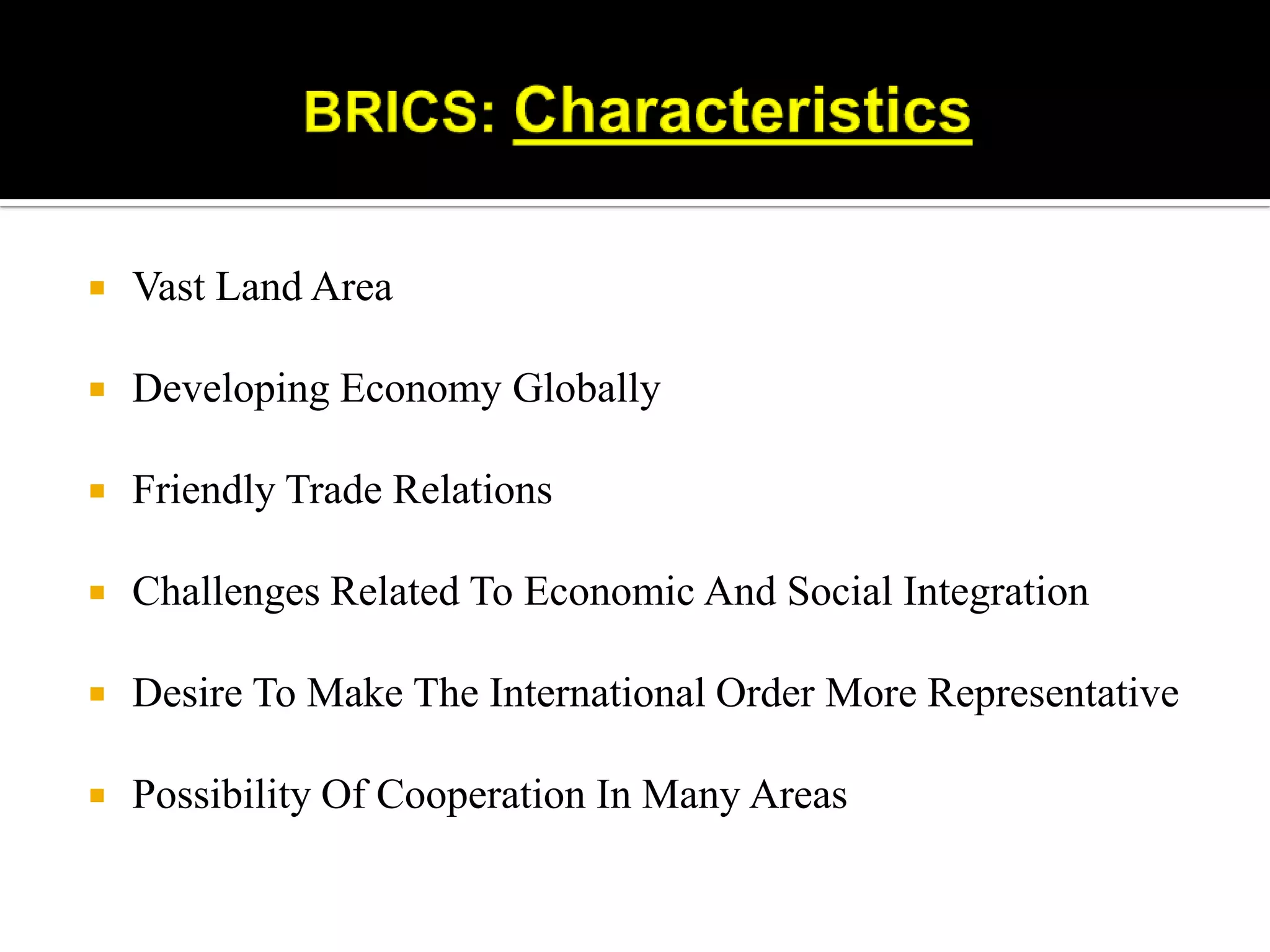 PPT ON BRICS | PPTX