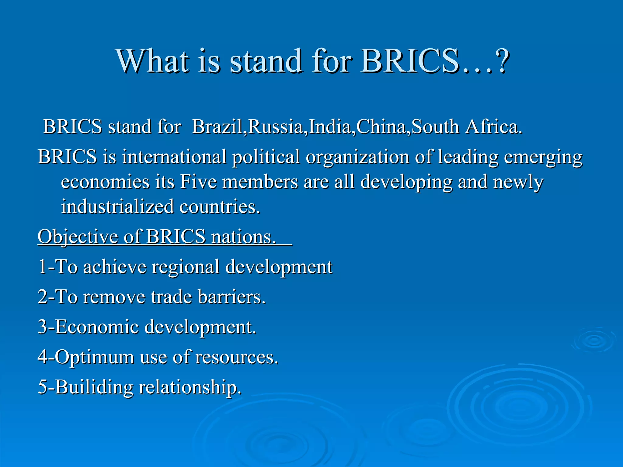 Brics nations future bank brazil,russia,india,china,south africa | PPT