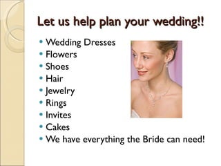 Introduction to Bridal Services | PPT