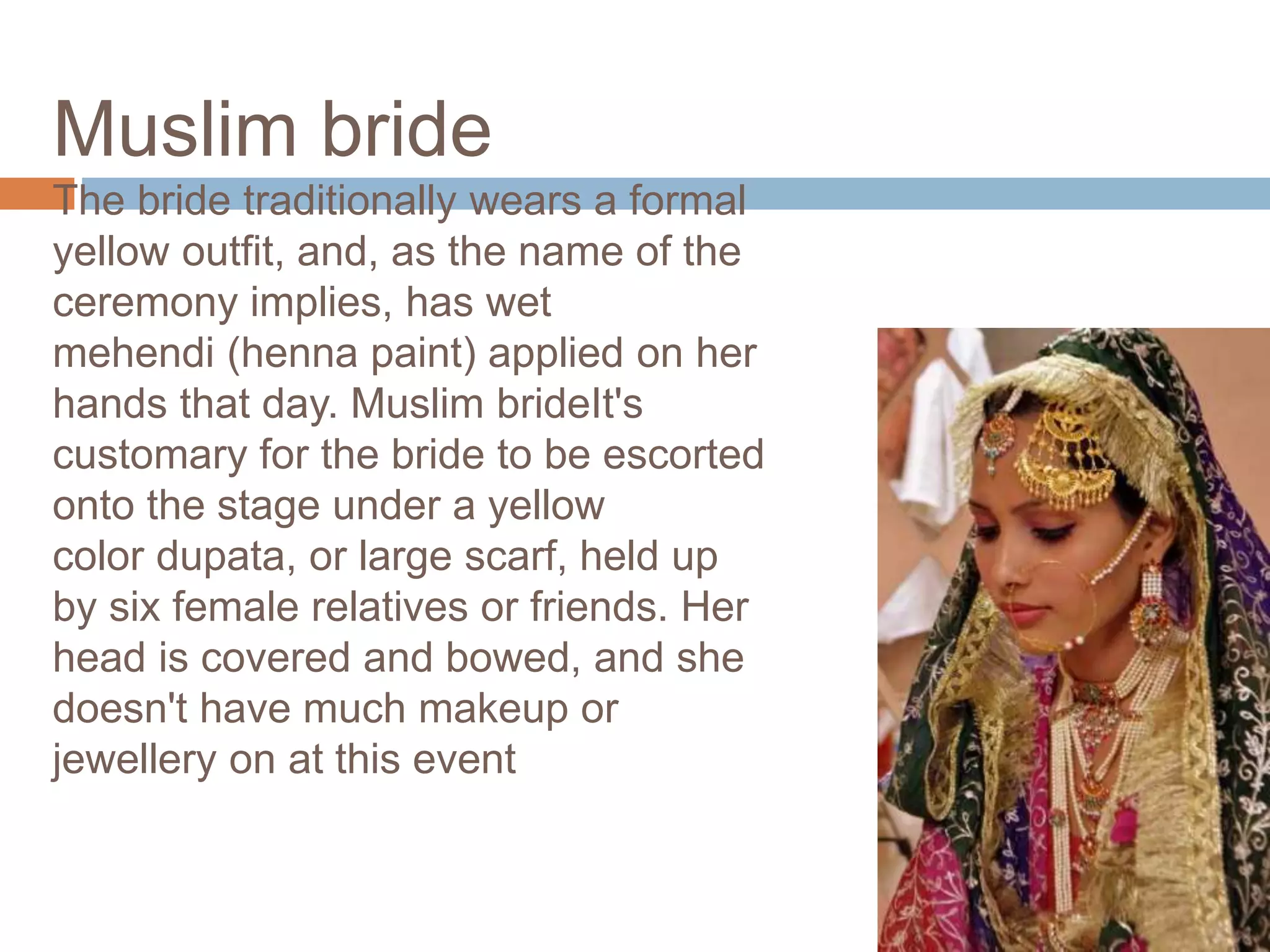 Bridal attire in different parts of india | PPT