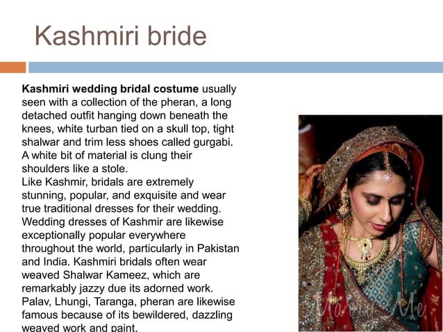 Bridal attire in different parts of india | PPT