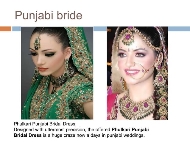 Bridal attire in different parts of india | PPT