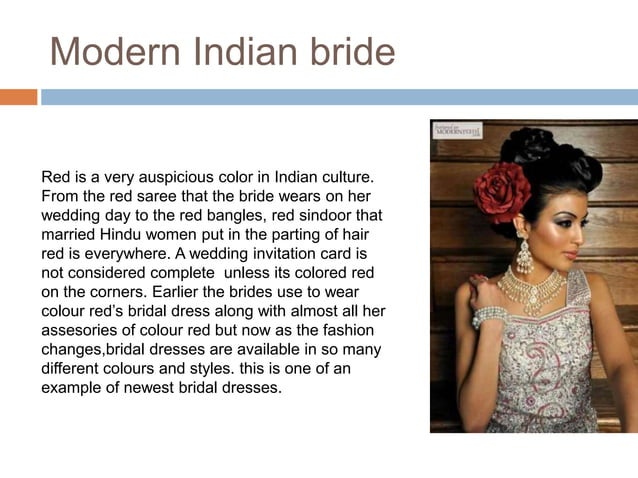 Bridal attire in different parts of india | PPT