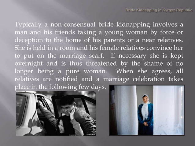 Bride kidnapping: tradition or crime? | PPT