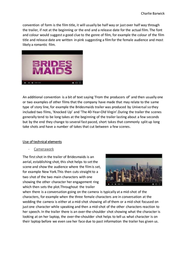 Film Trailer Analysis | DOCX