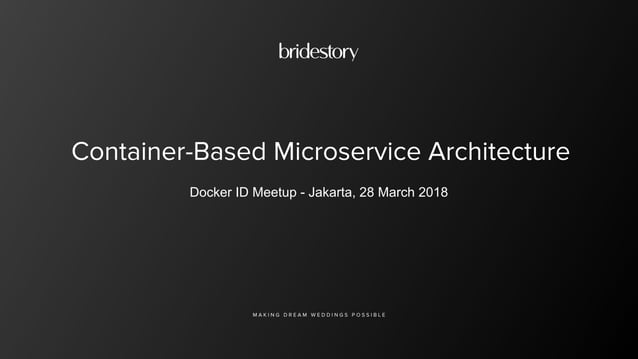 Container-Based Microservice Architecture | PPT