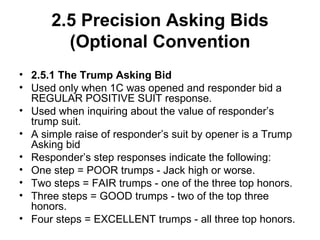 Bridge precision bidding | PPT | Video Gaming