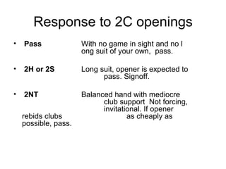 Bridge precision bidding | PPT | Video Gaming