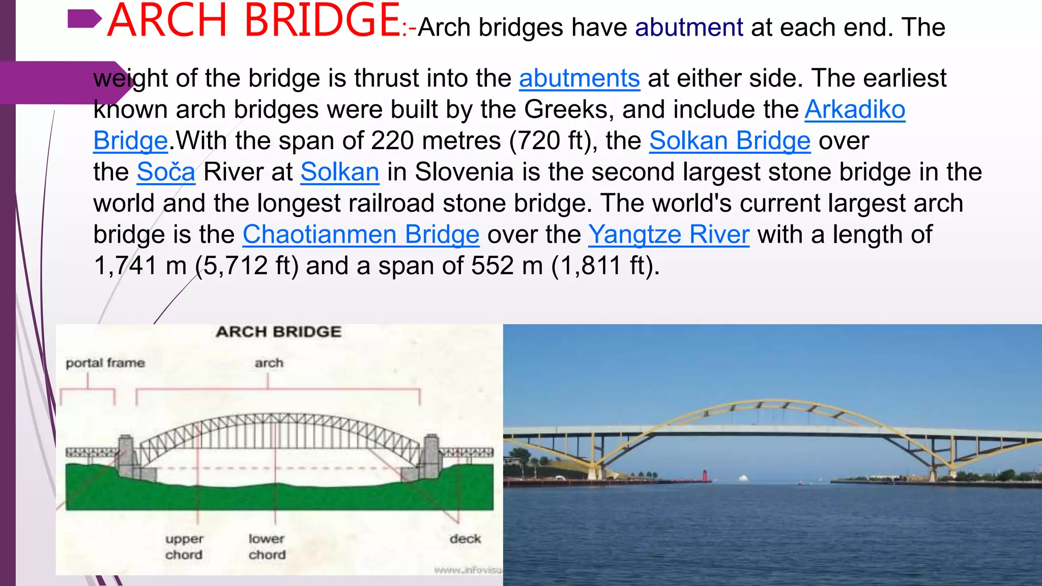 Bridge,types of bridges | PPTX