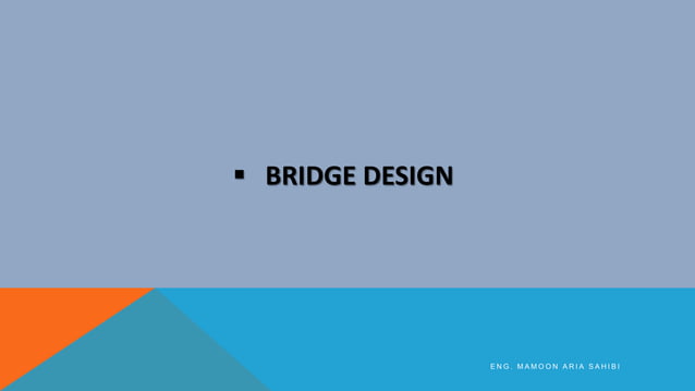 Structures Hazard Mitigation and Bridge Design Process - کاهش خطرات ...