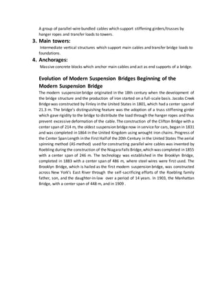 Bridge and its types | DOCX