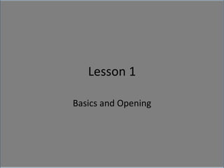 Bridge 1 Basics And Opening | PPT