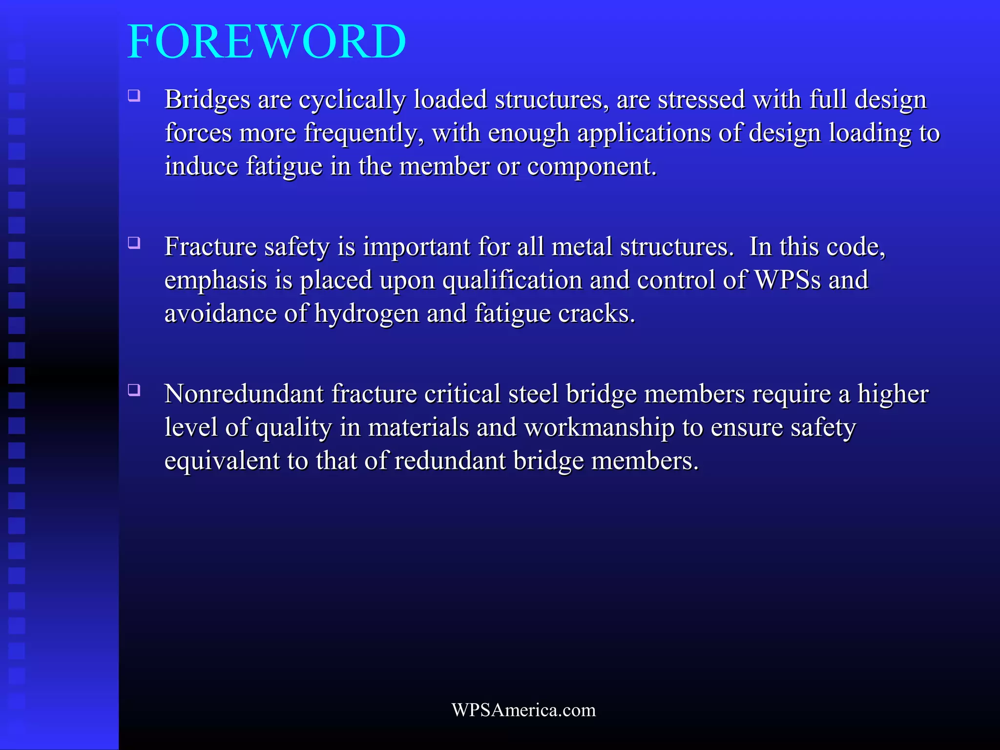 Bridge code aashto aws d1.5 | PPT