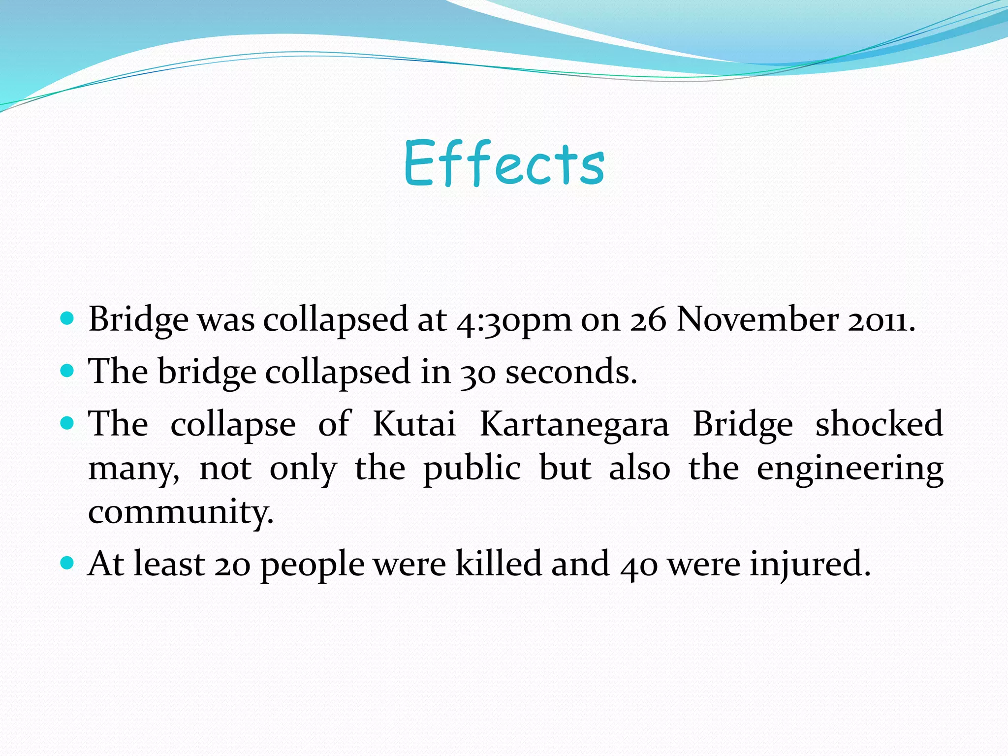 Bridge collapse | PPT