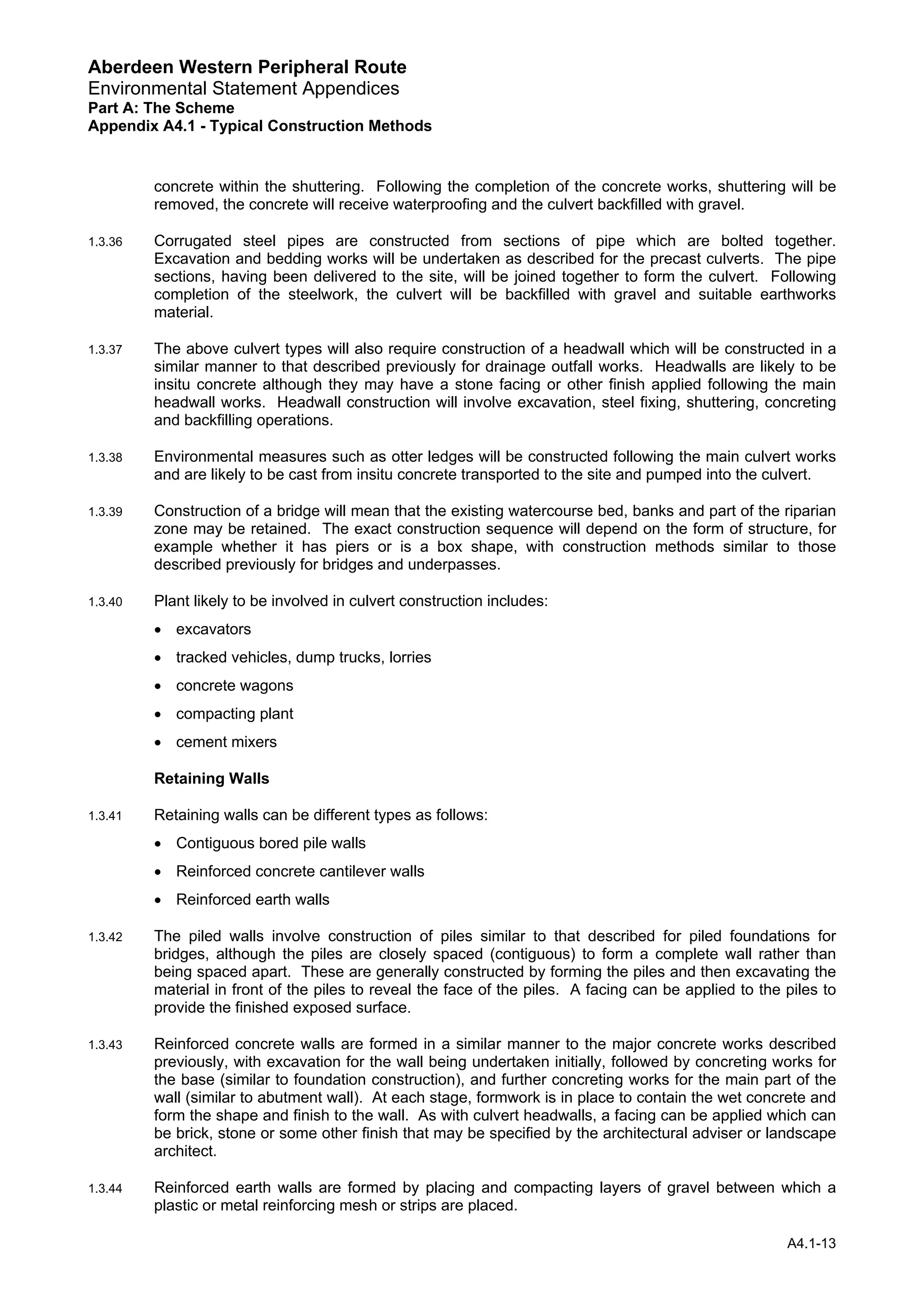 Bridge construction methodology | PDF