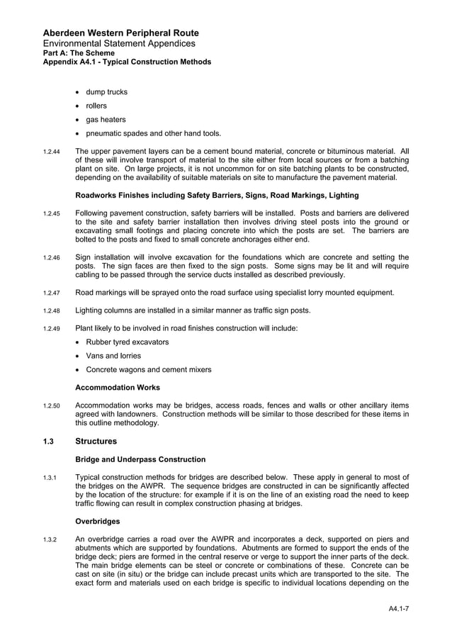 Bridge construction methodology | PDF