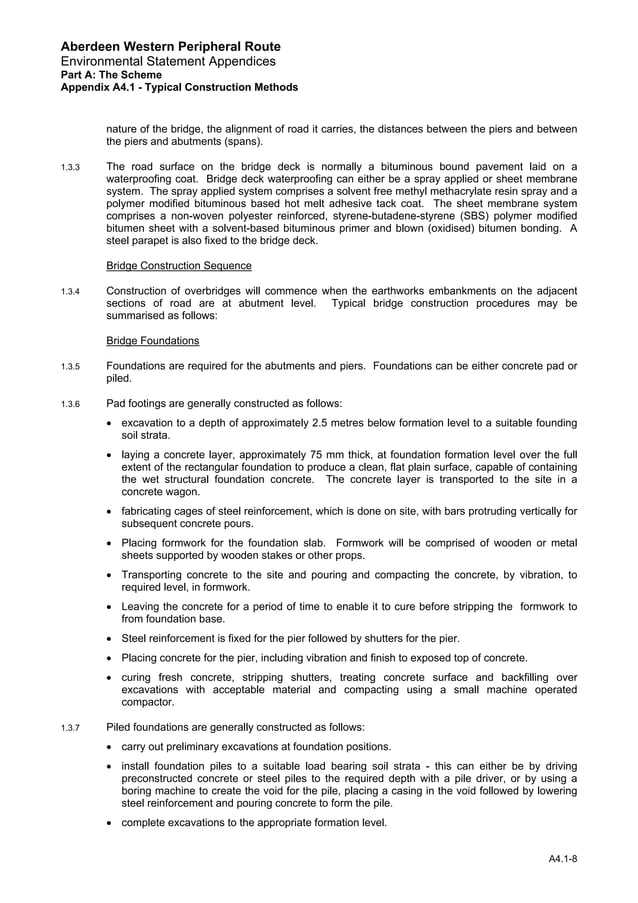 Bridge construction methodology | PDF