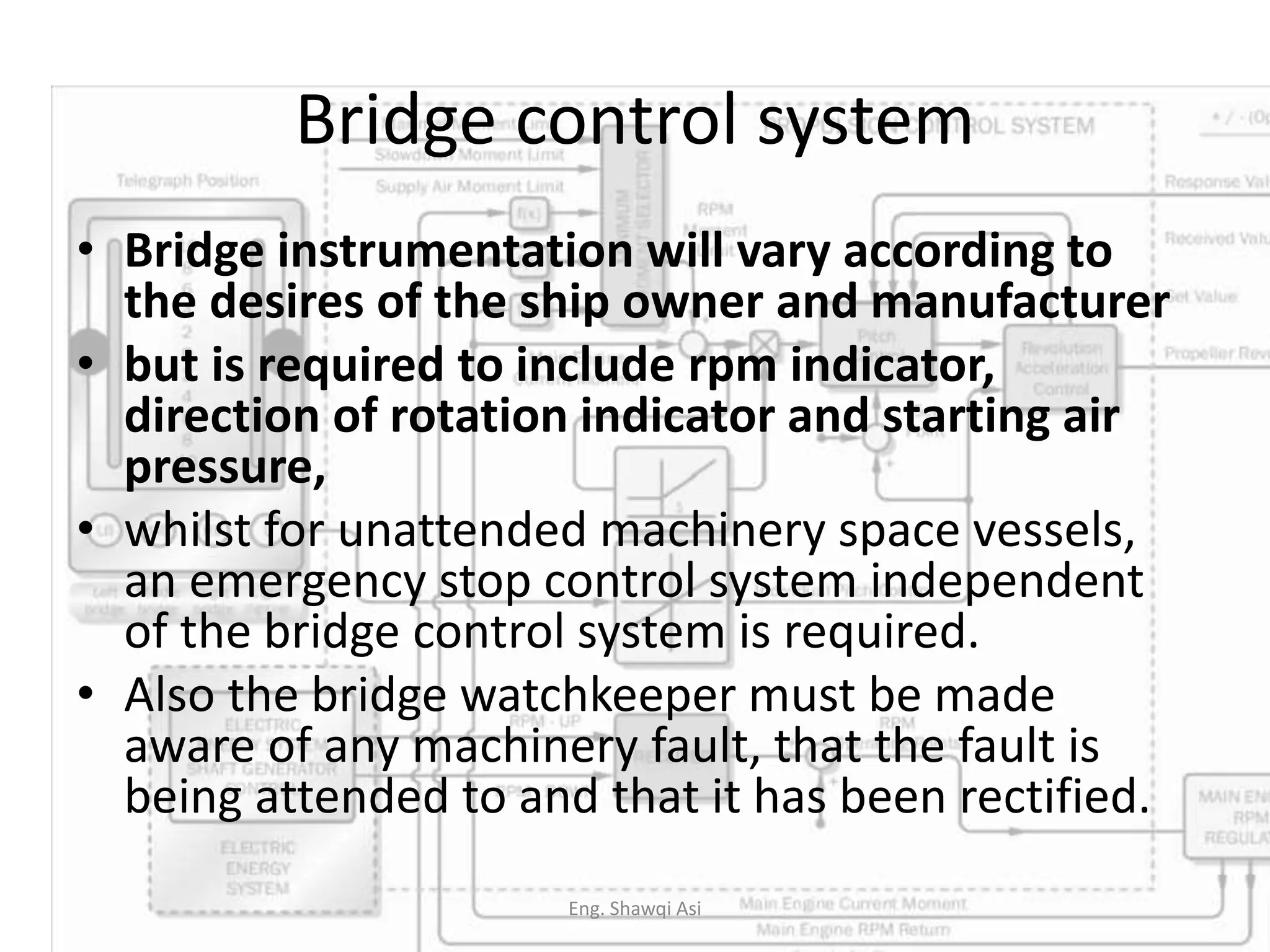 Bridge control system | PPTX