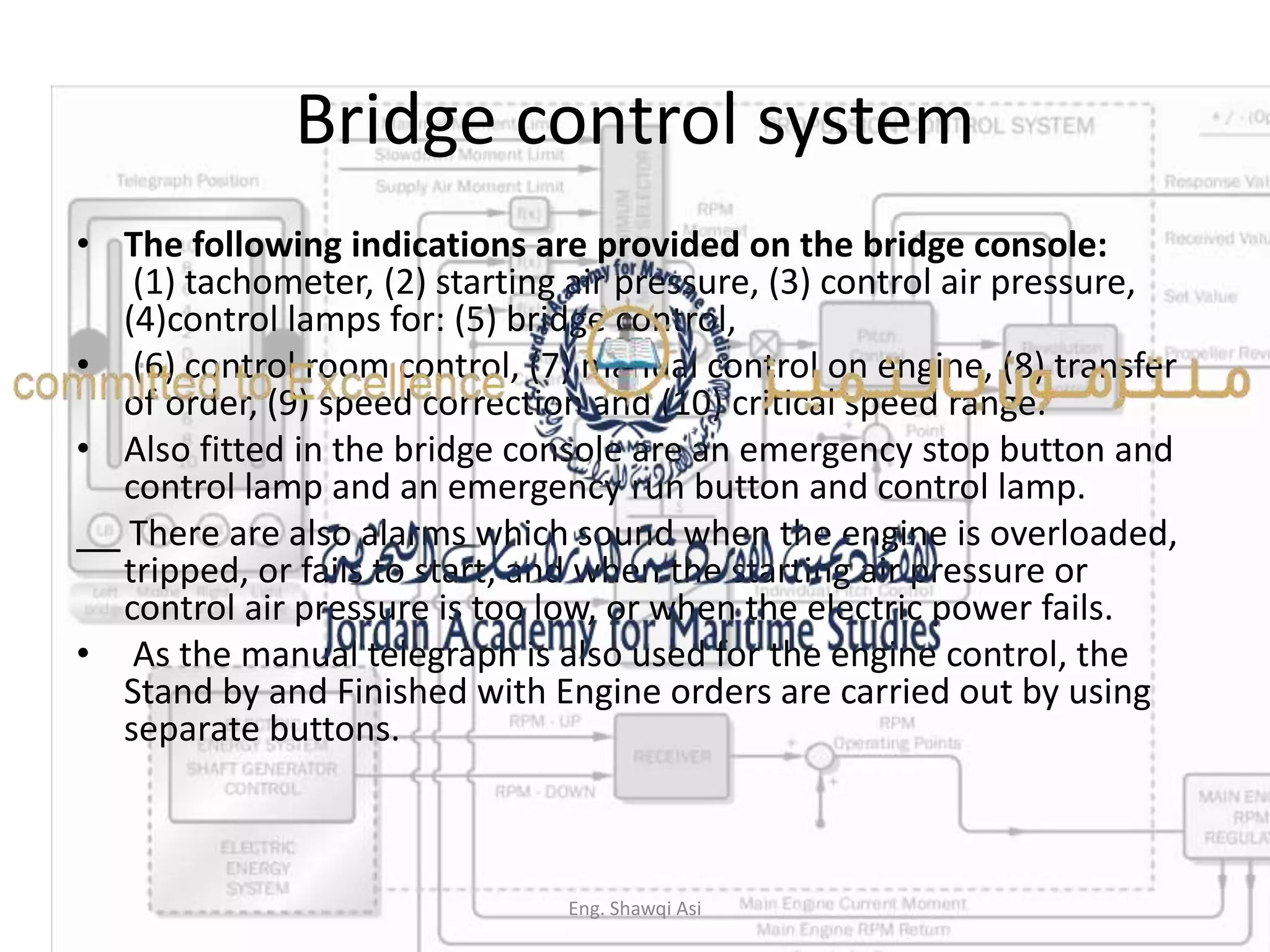 Bridge control system | PPTX